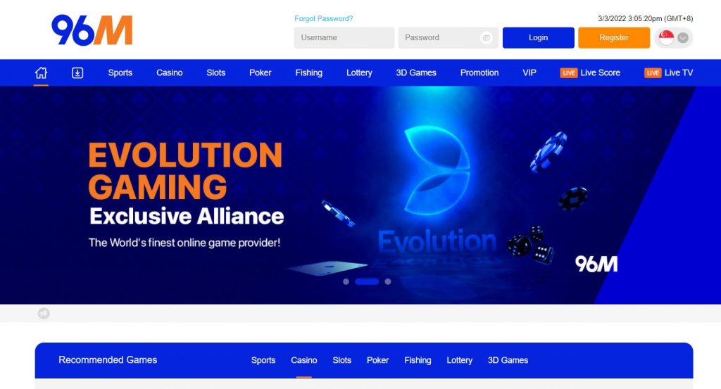 Evo Gaming Joins Forces With 96M To Giveaway S$888 For 96M Players ...